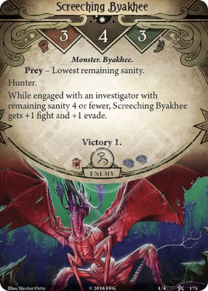 Screeching Byakhee - Core Set - Arkham Horror: The Card Game - Arkham ...