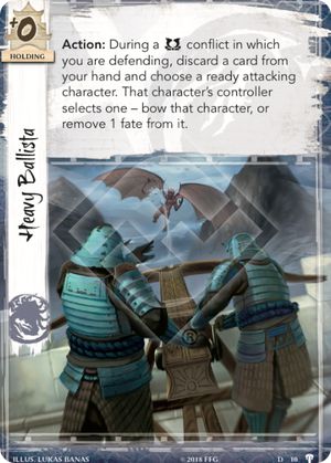 Heavy Ballista - Children of the Empire - Legend of the Five Rings LCG ...