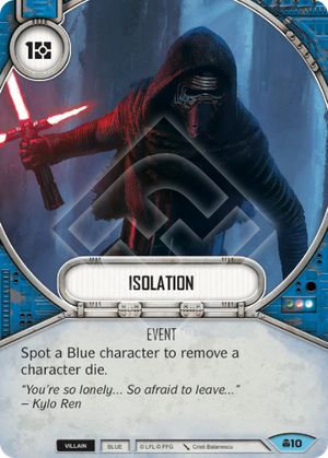 Isolation - Convergence - Star Wars: Destiny - Star Wars Destiny - Card ...