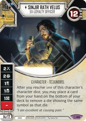 Sinjir Rath Velus - Covert Missions - Star Wars: Destiny - Star Wars ...